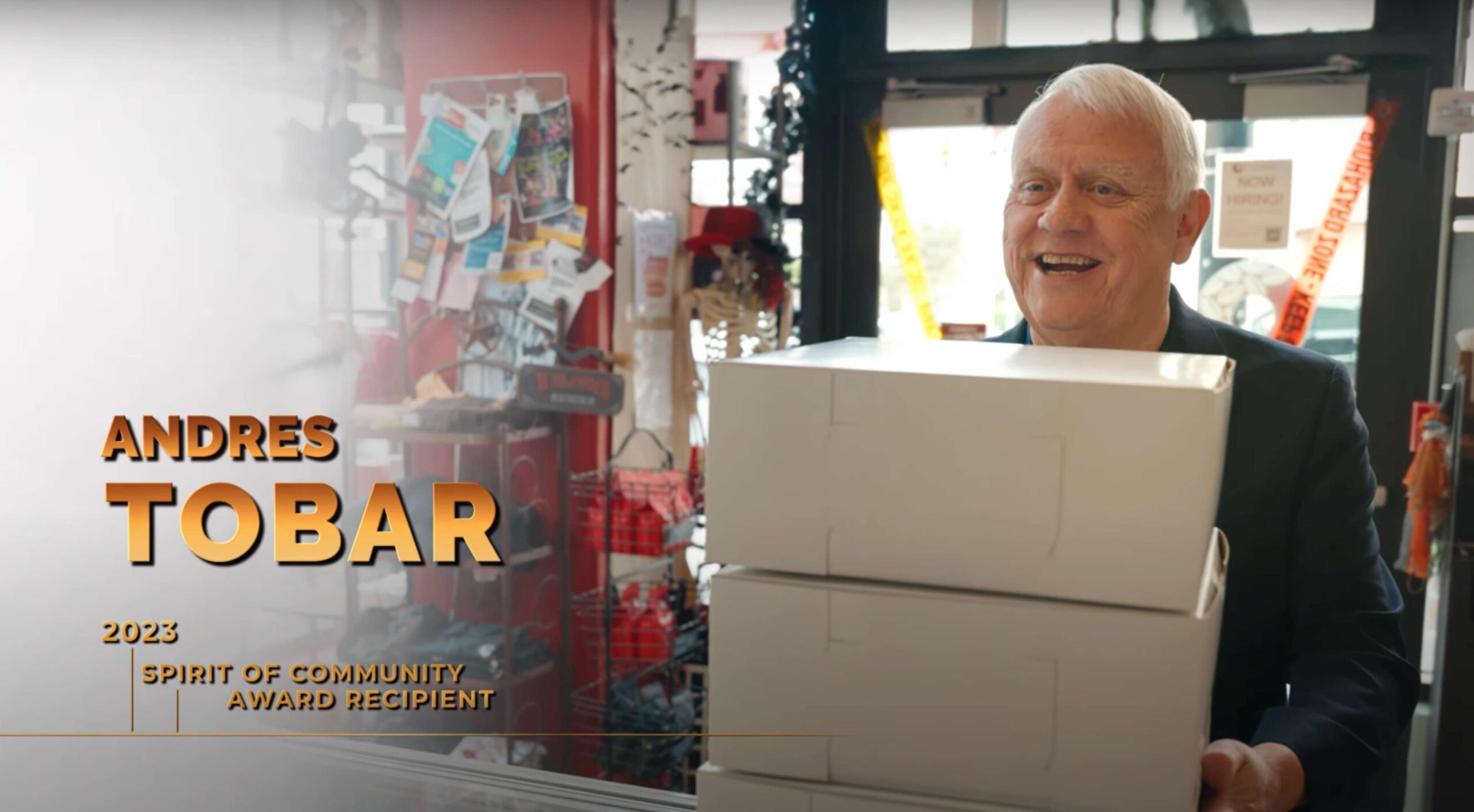 Andres Tobar is the Recipient of the 2023 Spirit of Community Award - SEEC